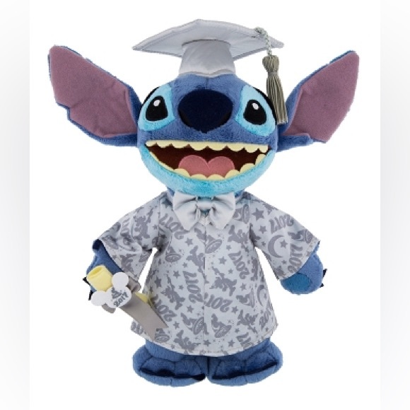 Disney | Toys | Disney Stitch Graduation Plush Toy 27 Collectible Nwt 8 ...